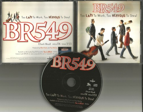 BR5 49 BR 549 Too Lazy Nervous 1995 RARE PROMO radio DJ CD single USA ...