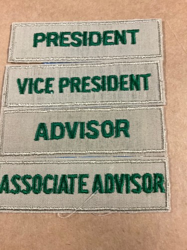 115 Explorer Scout Khaki Position Patches Lot of 4 | eBay