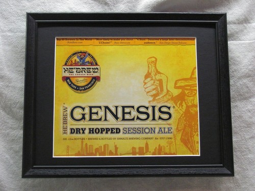 HEBREW GENESIS BEER SIGN #1103 | eBay