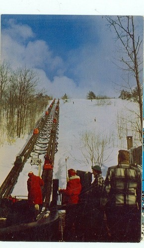 NORTH CONWAY,NEW HAMPSHIRE-SOUTH SLOPE-MT. CRANMORE SKIMOBILE-#NC214 ...
