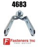 (QTY 2) 4-Hole Adjustable Hinges 4 Unistrut Channel/B-Line (#4683 ...