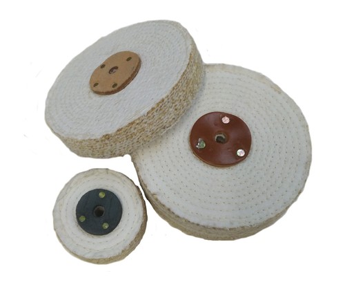 Sisal Polishing Mops 3" to 12" Many sizes available with leather centre ...