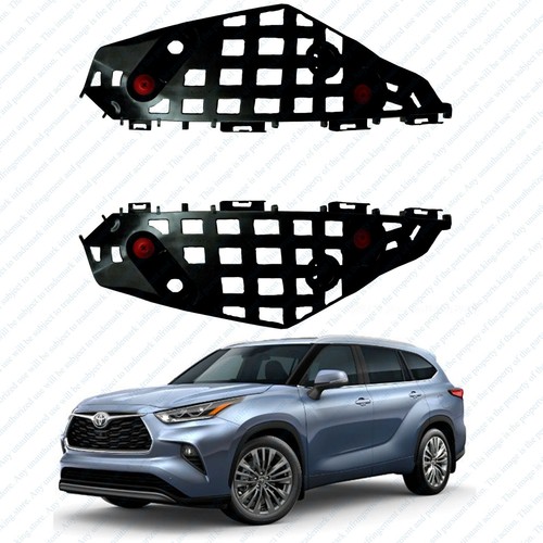 For 2020 2022 Toyota Highlander Front Bumper Retainer Brackets Left ...