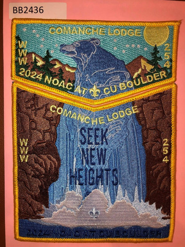 Boy Scout OA Flap Set Comanche Lodge 254 2024 NOAC | eBay