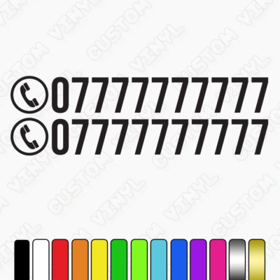 number decals products for sale | eBay