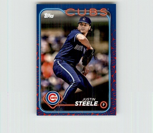 Justin Steele 2024 Topps Team Color Logo Variation #318 | eBay