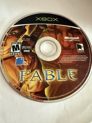 Fable (Microsoft Xbox, 2004) DISC ONLY NO TRACKING (#2913) | eBay