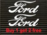 FORD Script Emblem Vinyl Decal Die Cut Sticker 4", 6", or 9" Wide Many ...