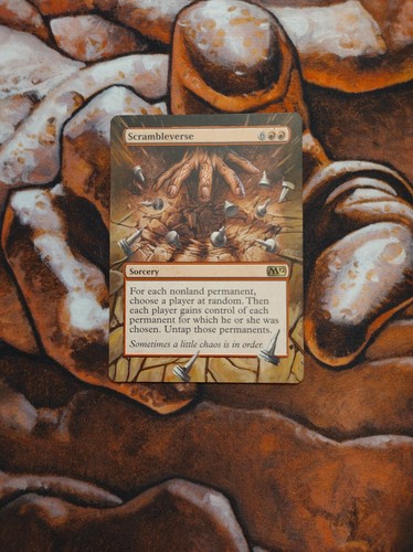 Magic the Gathering Scrambleverse Hand Painted Custom MTG Alter | eBay