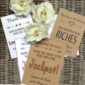 Scratch Card Envelopes in Wedding Favours for sale | eBay