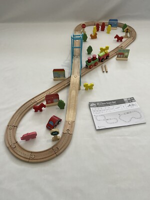 Carousel Wooden Train Set for sale | eBay