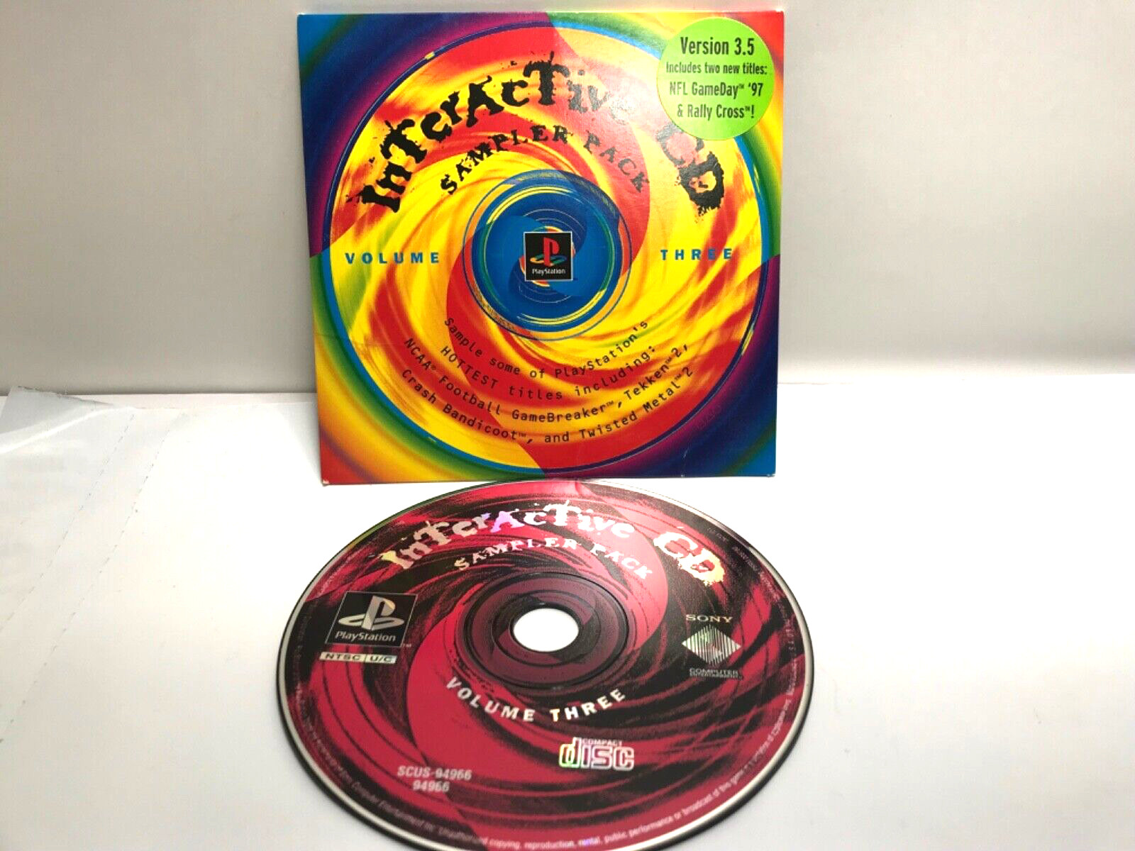 Sampler Pack Volume Three Value - GoCollect (playstation-1-ps1-sampler ...