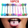 Fake /Faux Tongue Ring Suction Cup Hypoallergenic (1 Piece)Fake Tongue ...