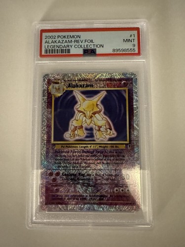 Pokemon Alakazam Reverse Legendary Collection 1/110 PSA 9 | eBay