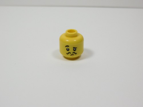 LEGO Male Boy Yellow Head Black Mustache Minifig F9 | eBay