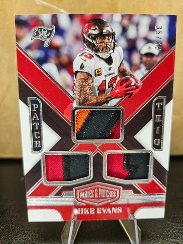 Mike Evans Patch Trio Patches And Plates 2023 Panini. 4 Color Patch /99 ...
