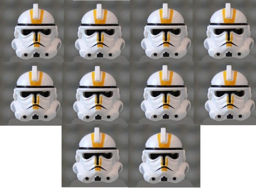 LEGO® Episode 3 Yellow Helmet From EP 3 Clone Trooper X 10 | eBay