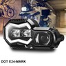DOT E9-Mark LED Headlight Halo DRL For F650GS/ F700GS/ F800GS/ F800GS ...