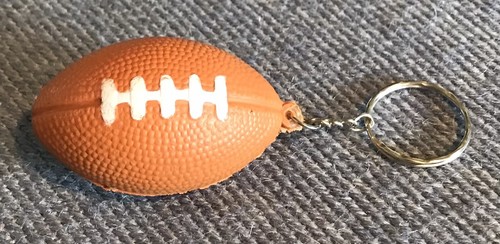 Mini Foam Stress Ball Football Keychain Key Ring | eBay