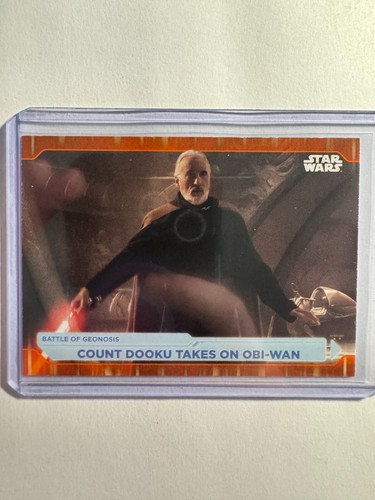 K235,850 - 2021 Topps Star Wars Battle Plans Orange #17 Count Dooku ...