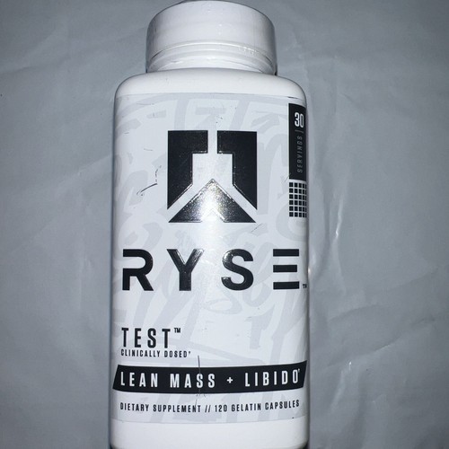 RYSE Test for men - increase energy & lean muscle - 120 capsules new ...