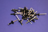 25 Black Aluminum & General Purpose SplitType Rivets For GM 11516807 ...