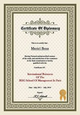 Honorary Diplomas Samples