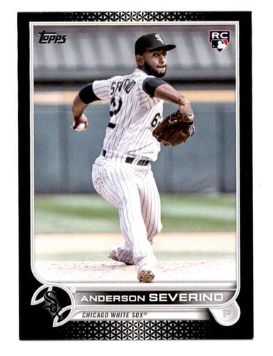 ANDERSON SEVERINO 2022 TOPPS UPDATE #US265 ROOKIE BLACK RC #71/71 ...