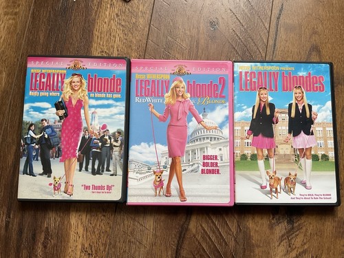 Lot Of 3 DVDs Movies: LEGALLY BLONDE MOVIE COLLECTION 1, 2 & 3 | eBay