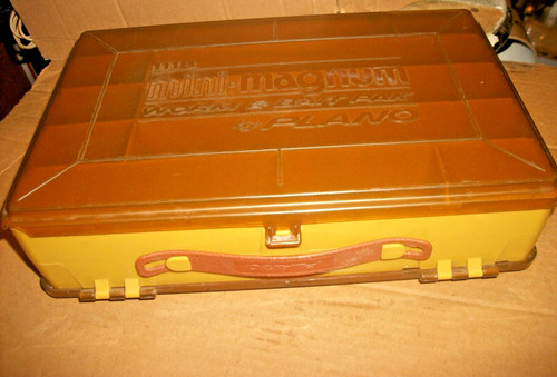 Plano Mini Magnum Dual/Double Sided Worm & Bait Pak Tackle Box #1118 ...