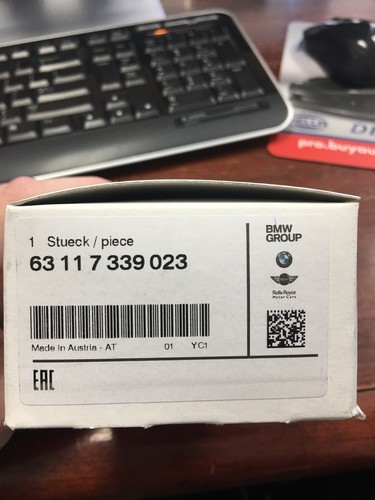 Original OEM LED module cornering light Left BMW 63117339023 | eBay