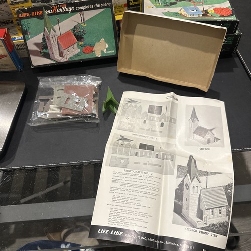 NIP OB miNivillage N’gauge Life-Like N Scale Village Church Plastic ...
