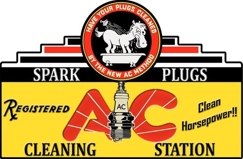 AC Spark Plugs Laser Cut Metal Sign | eBay