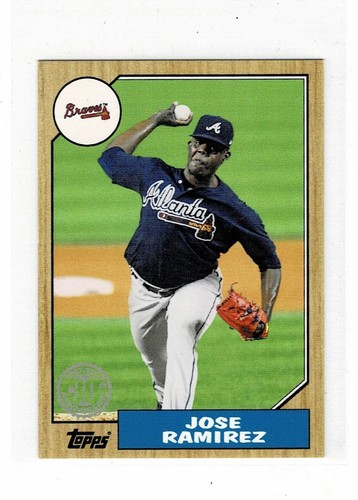 2017 TOPPS MINI ON DEMAND 1987 JOSE RAMIREZ - ATLANTA BRAVES | eBay