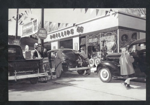 REAL PHOTO SPRINGFIELD MISSOURI PHILLIPS 66 GAS STATION MO. POSTCARD ...