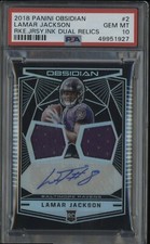 Lamar Jackson Football Trading Card Database