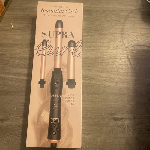 SRI Supra Curl 3 in 1 Curling Iron Dual Voltage 3 Barrel Sizes New ...