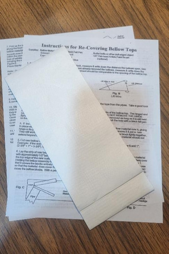 4 x 85 inch Cuckoo Clock Repair Parts Paper Material Replacement Bellow ...