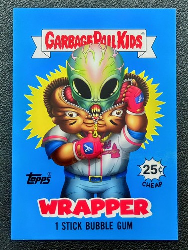 2022 Topps Garbage Pail Kids GPK X MLB PARDEE Wrapper Ronald Acuna Blue ...