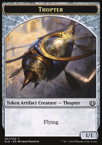 MTG Magic the Gathering Token - Thopter (7/291) Kaladesh LP | eBay
