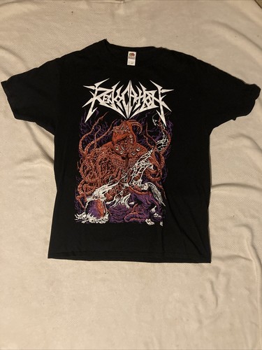 Revocation Band T Shirt Death Thrash Metal Mens Large Cryptic Warning ...