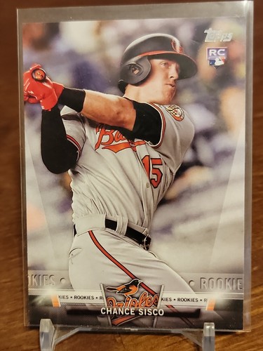 2018 Topps Series 1 #TS-99 Chance Sisco Rookie Card Salute BALTIMORE ...