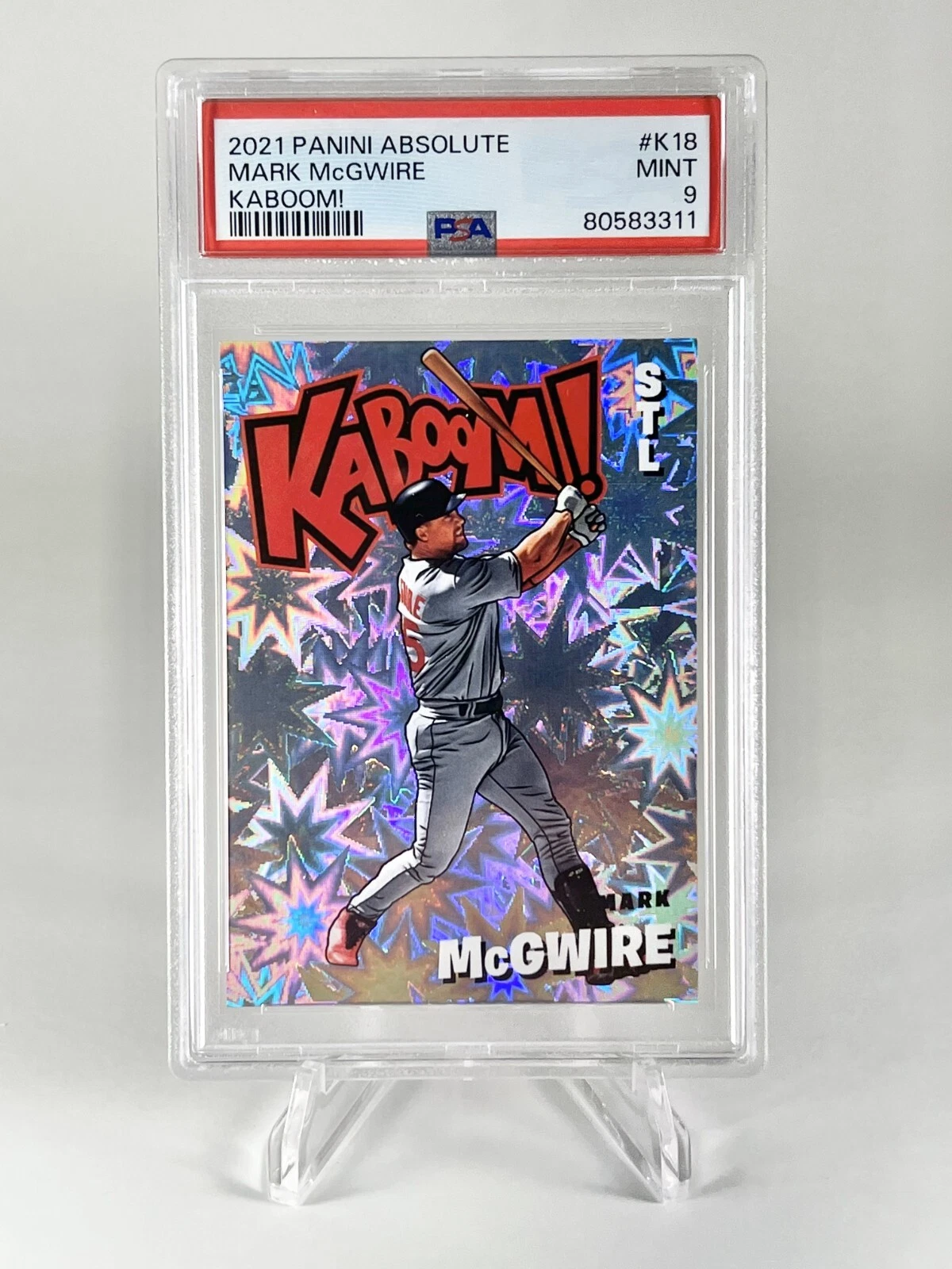 Mark McGwire 2021 Absolute #K18 Kaboom! /(SSP) Price Guide - Sports ...