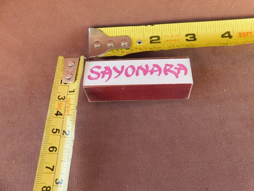 Sayonara Rubber Stamp Stamps 'n' Such 2 5/8" x 1" | eBay