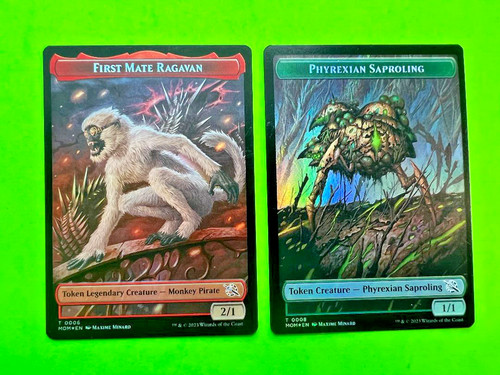 MTG March of the Machine ( Phyrexian Saproling / First Mate Ragavan ...