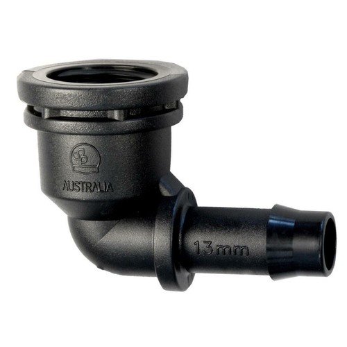 POLY PIPE FITTINGS FEMALE ELBOW - 13MM X 1/2" BSP - PACK OF 25 ANTELCO ...