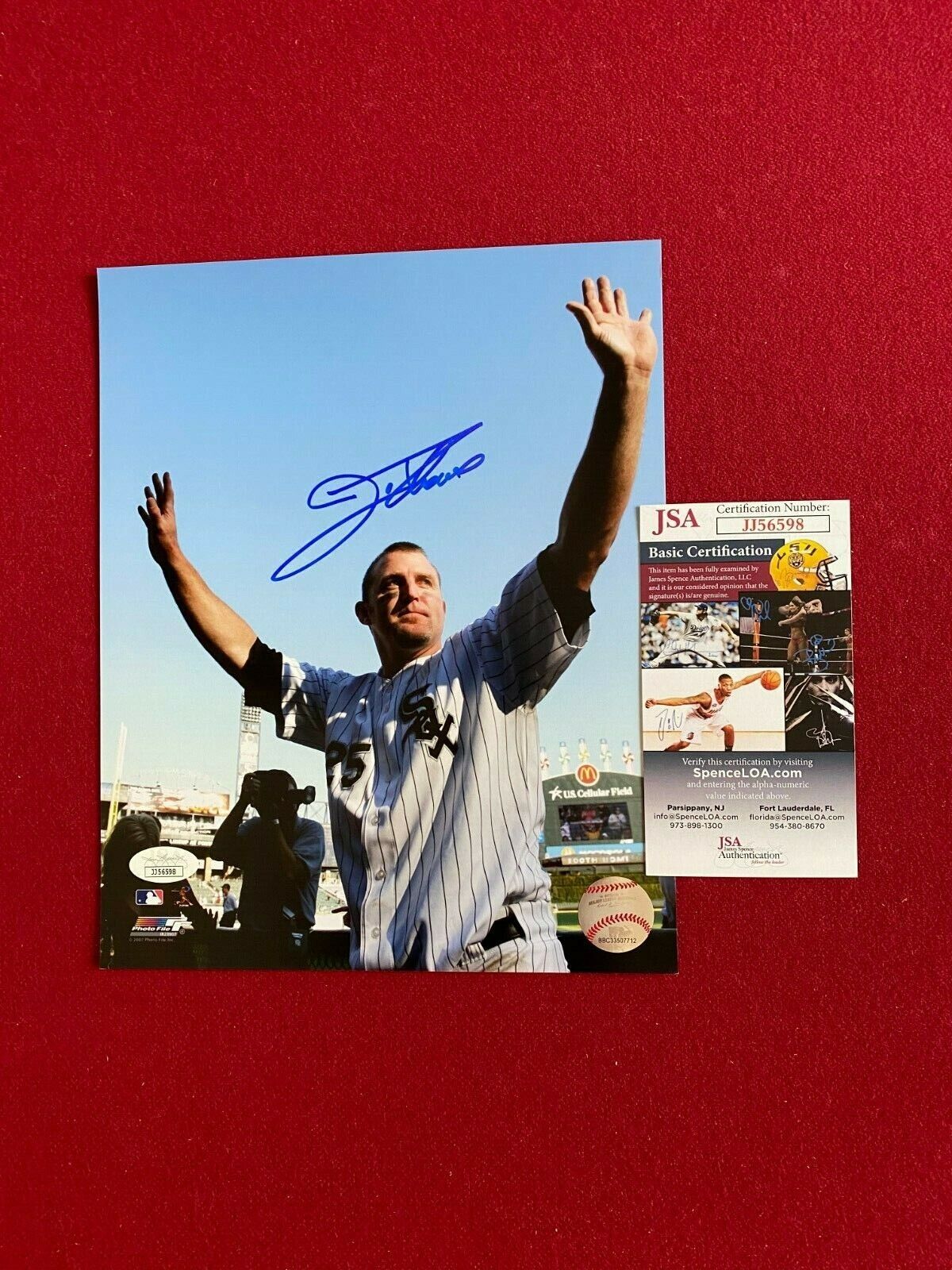 Jim Thome Autographed Memorabilia | Signed Photo, Jersey, Collectibles ...