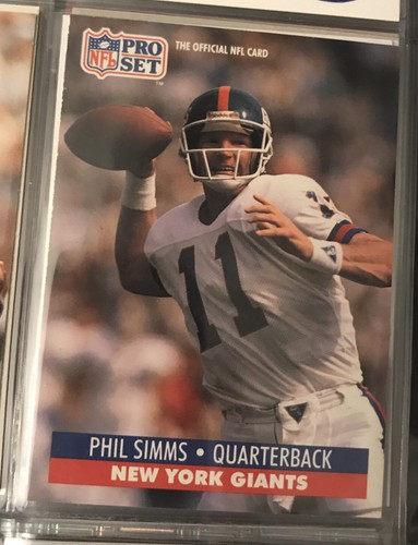 1991 Pro Set Football Card #601 Phil Simms (f) | eBay