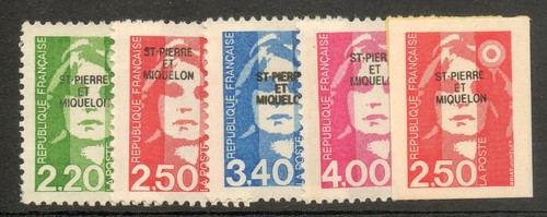 Saint Pierre & Miquelon Stamp No. 552, 553, 555, 556, 557 New **MNH | eBay