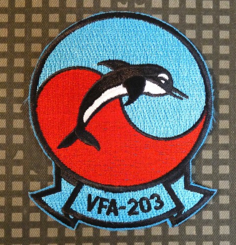 Original US Navy Strike Fighter Squadron VFA-203 Blue Dolphins ...